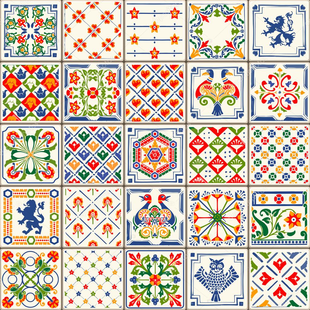 Traditional Ceramic 06 Vintage 2D Stock Vector Image by ©aurielaki ...