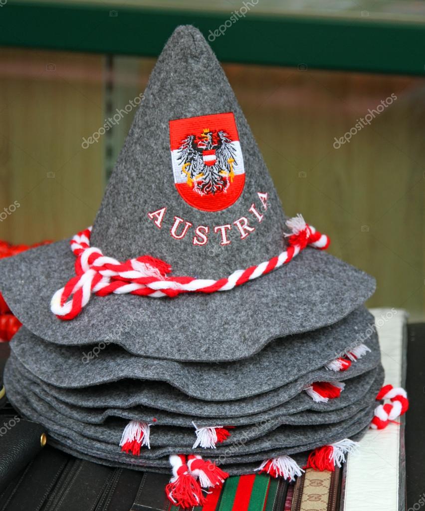 Felt hat with the coat of arms of Austria — Stock Photo © ChiccoDodiFC ...
