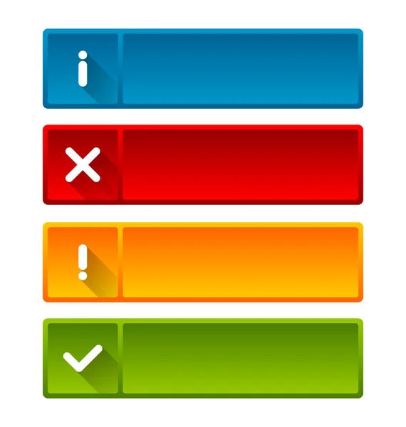 Notification banners Stock Vector Image by ©PKIllustrations #9690361