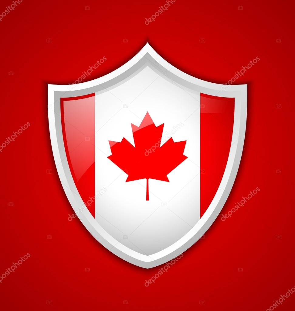 Canadian shield icon Stock Vector Image by ©PKIllustrations #56616801
