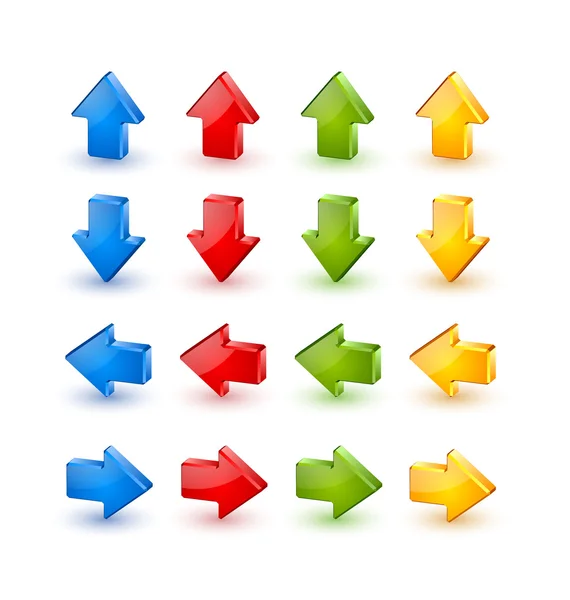 Glossy colorful arrow icons Stock Vector Image by ©designpraxis #33387231