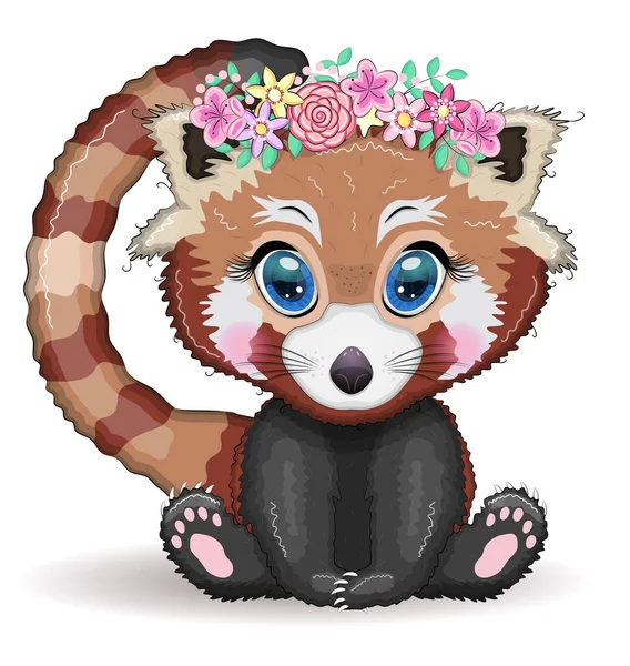 Cute Chibi Red Panda