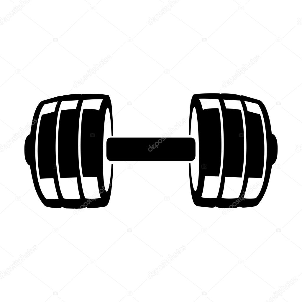 A big dumbbell — Stock Vector © Bolkins #109071286 A big dumbbell — Stock Vector © Bolkins #109071286