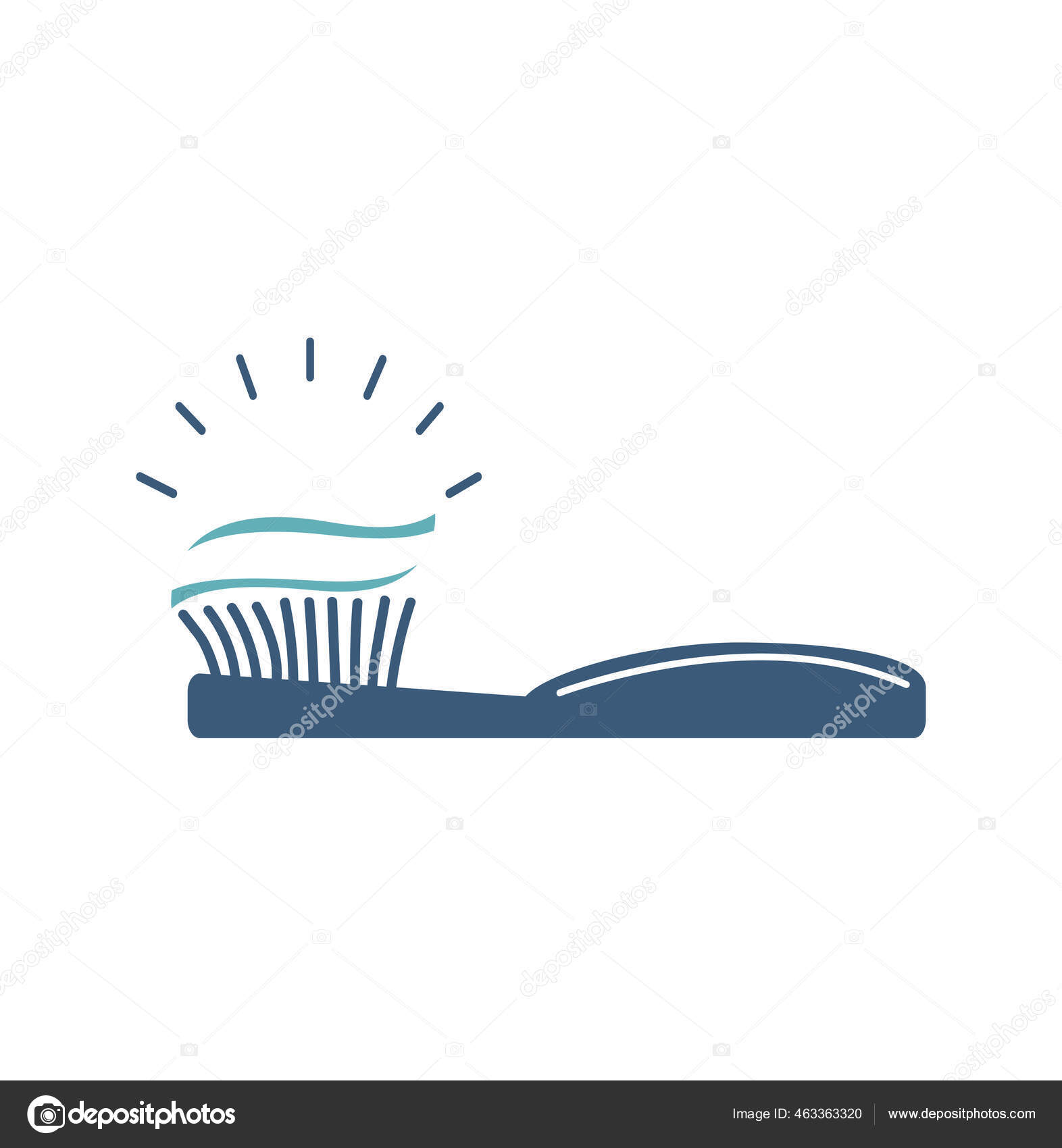 Toothbrush Toothpaste Icon Vector Stock Vector by ©focus_bell@hotmail ...