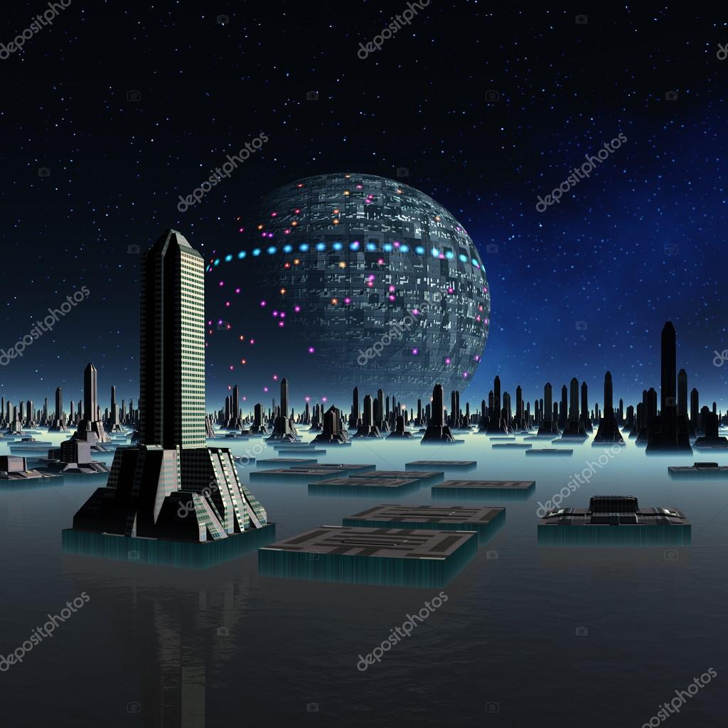 Alien City Concept Art
