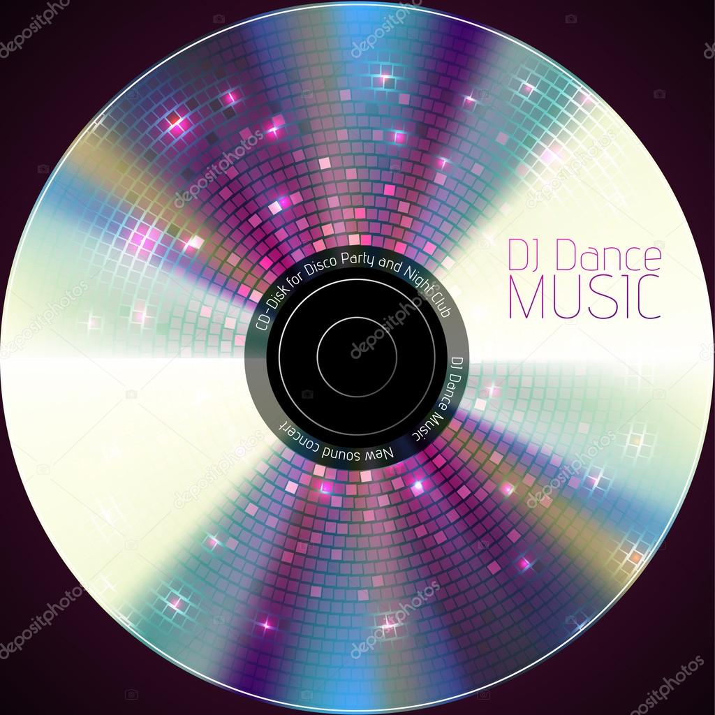 Disco abstract background. Record or disk Stock Vector Image by ...