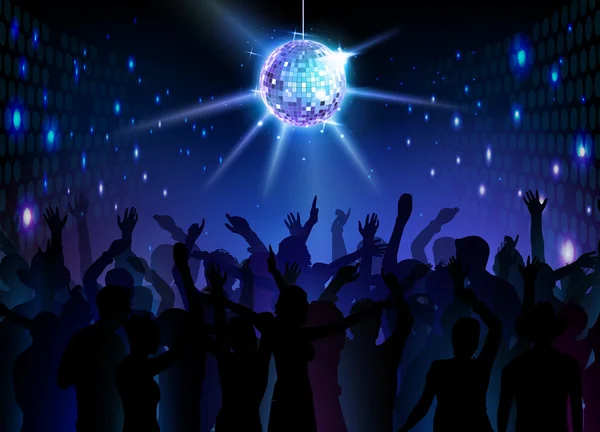 Minge Discotecă Minge Disco Fundal Open Space Stock Vector by ...