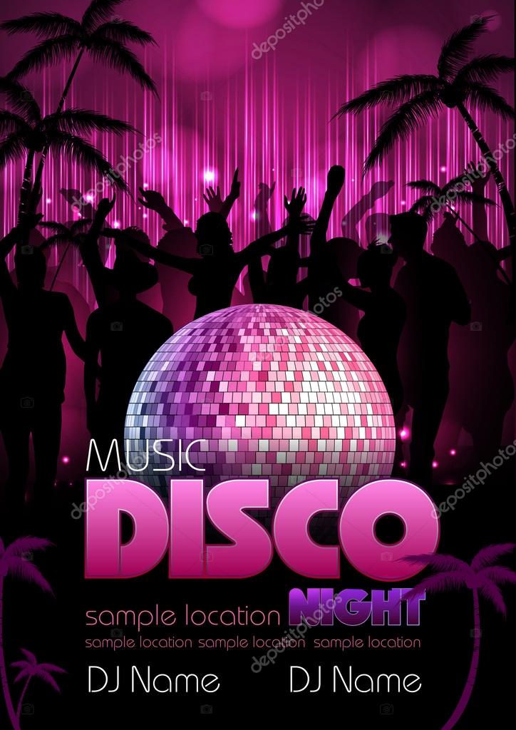 Disco background. Disco poster Stock Vector Image by ©annbozshko #59068999