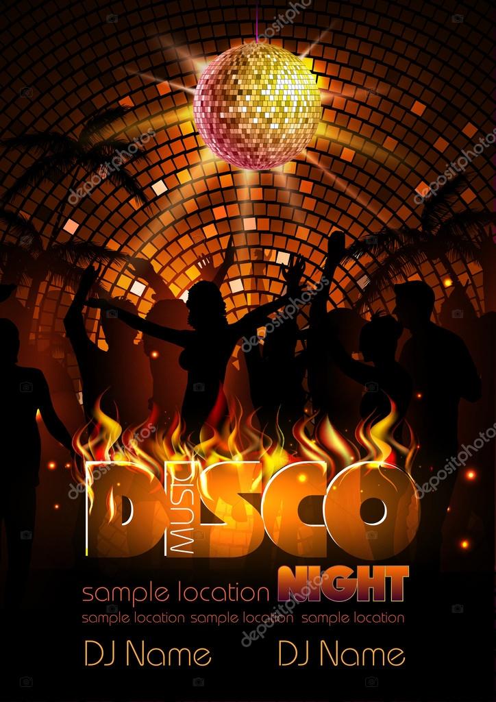 Disco background. Disco poster Stock Vector by ©annbozshko 59069003