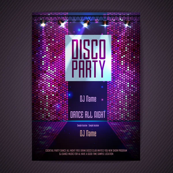 Set of disco background banners. Disco party poster Stock Vector by ...