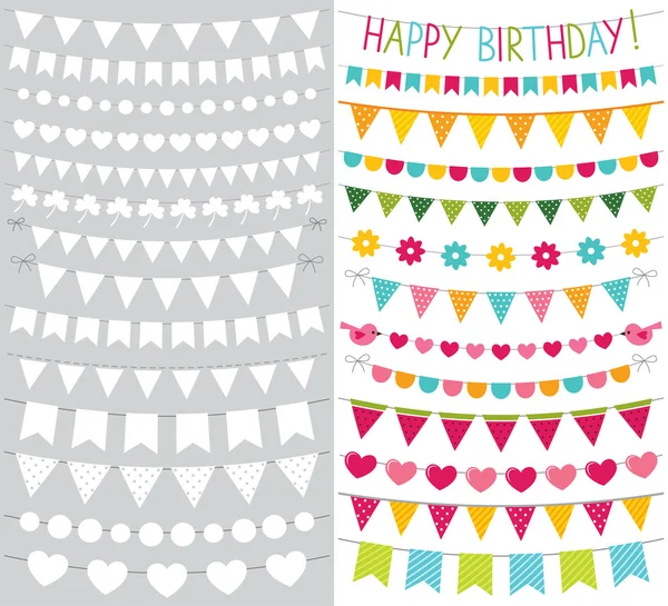 100,000 Banderitas cumpleaños Vector Images | Depositphotos