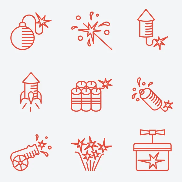 Pyrotechnic set — Stock Vector © colorlife #7328133