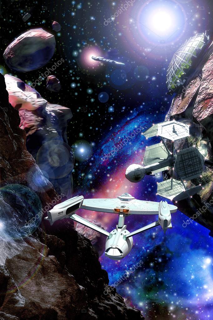 Starship Enterprise Warp Field