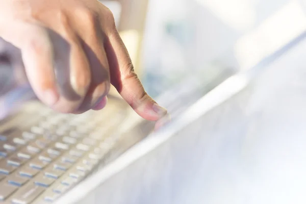 Touch screen finger Stock Photos, Royalty Free Touch screen finger ...