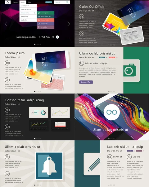 UI is a set of beautiful components featuring the flat design trend ...