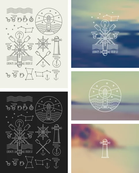 Windmill, Lighthouse, Water Tower Stock Vector by ©dfet 129562488