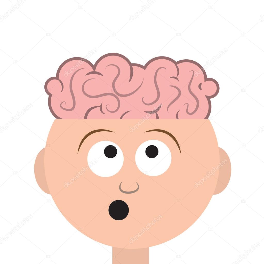 Head With Brain Clip Art