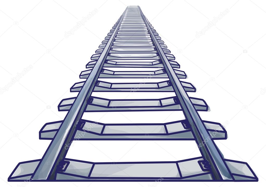 Endless train track. Stock Vector Image by ©JohanH #75964995