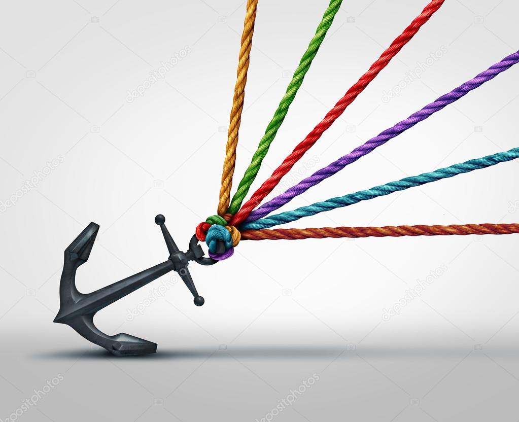 Pulling Together Symbol — Stock Photo © lightsource #109338424