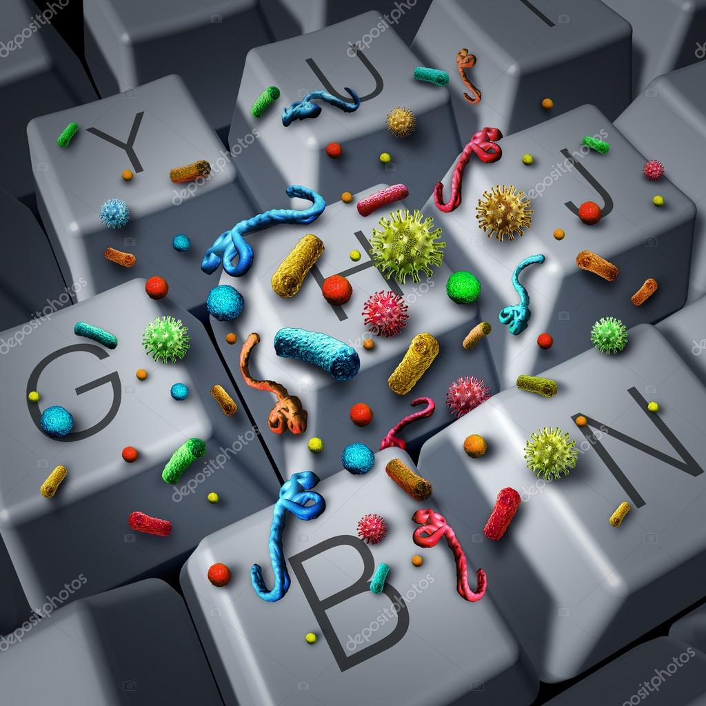 Dirty Computer Keyboard — Stock Photo © lightsource #116267804