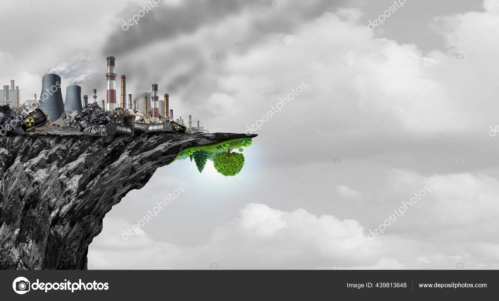 Environmental Shelter Hiding Shielded Air Pollution Hide Industrial ...