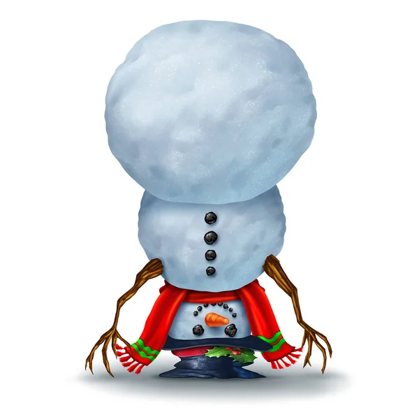 Snowman upside down Stock Photos, Royalty Free Snowman upside down ...