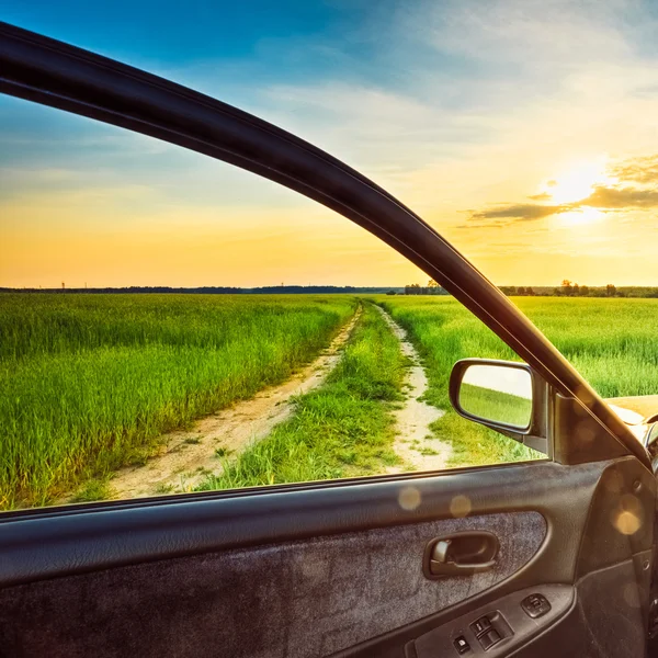 View From Car Window - Stock Image - Everypixel