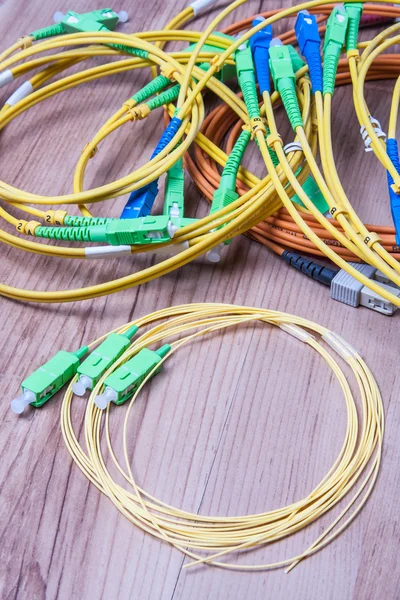 Fiber optic device ready for packet data transmission - Stock Image ...