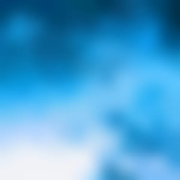 Beautiful blue evening sky after rain. Watercolor effect blur bokeh ...