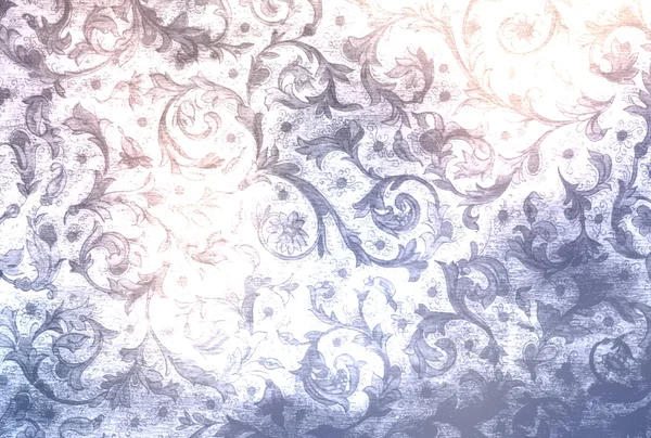 Vintage Blue Floral Tapestry Pattern — Stock Photo © SongPixels #11939801