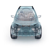 Car design, wire model. My own design. — Stock Photo © Alexmit #13495196