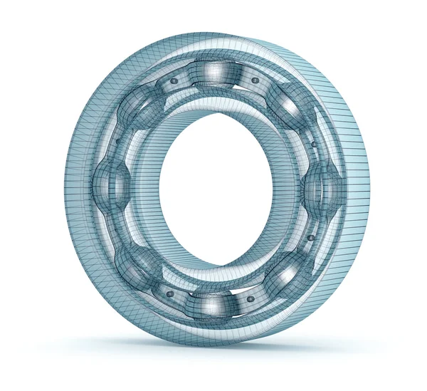 Wire bearing design, isolated on white Stock Photo by ©Alexmit 116594020