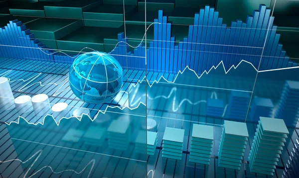 Stock exchange board, abstract background Stock Photo by ©Alexmit 14941911