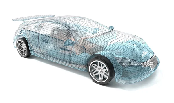 Car design, wire model. My own design. Stock Photo by ©Alexmit 13495196
