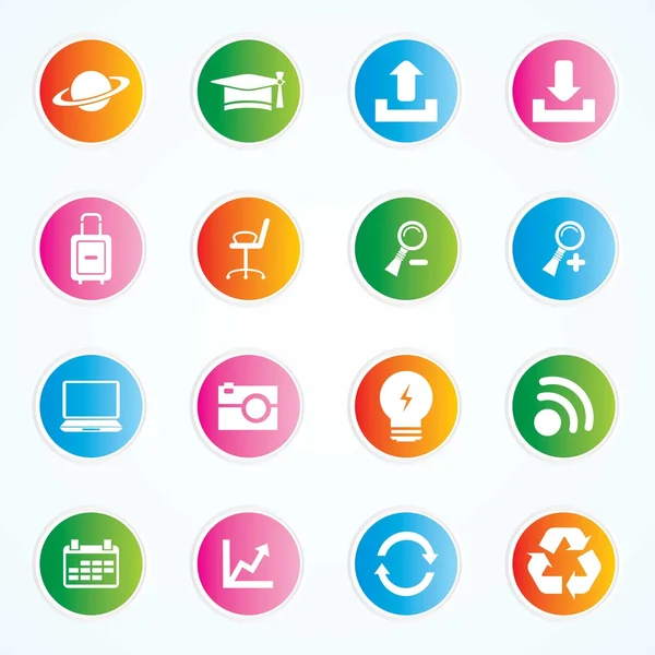 Very Useful & Attractive Colorful Icons For Web & Mobile on Buttons ...