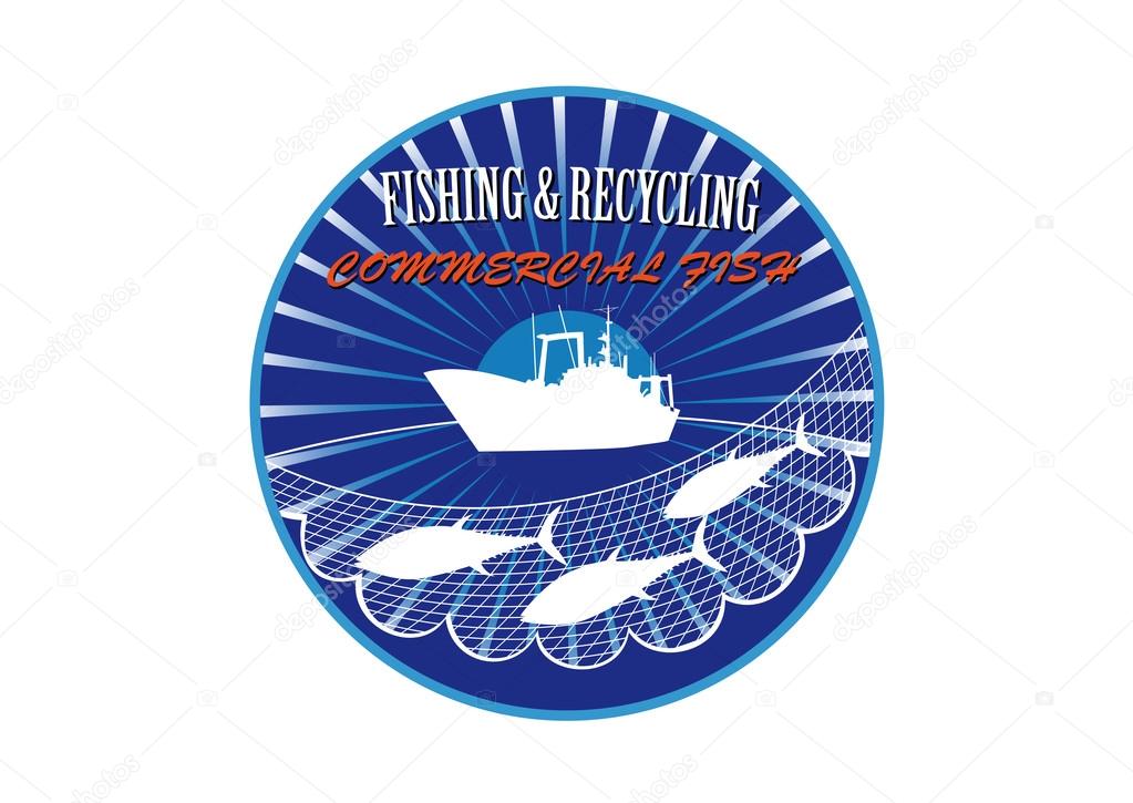 Fishing and recycling commercial fish Stock Vector Image by ...