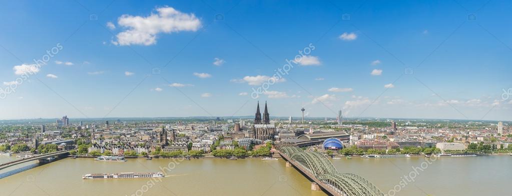 Cologne skyline at spring Pictures, Cologne skyline at spring Stock ...