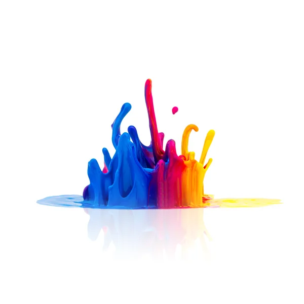 Abstract Colorful paint splashing Stock Photo by ©rclassenlayouts 83698226