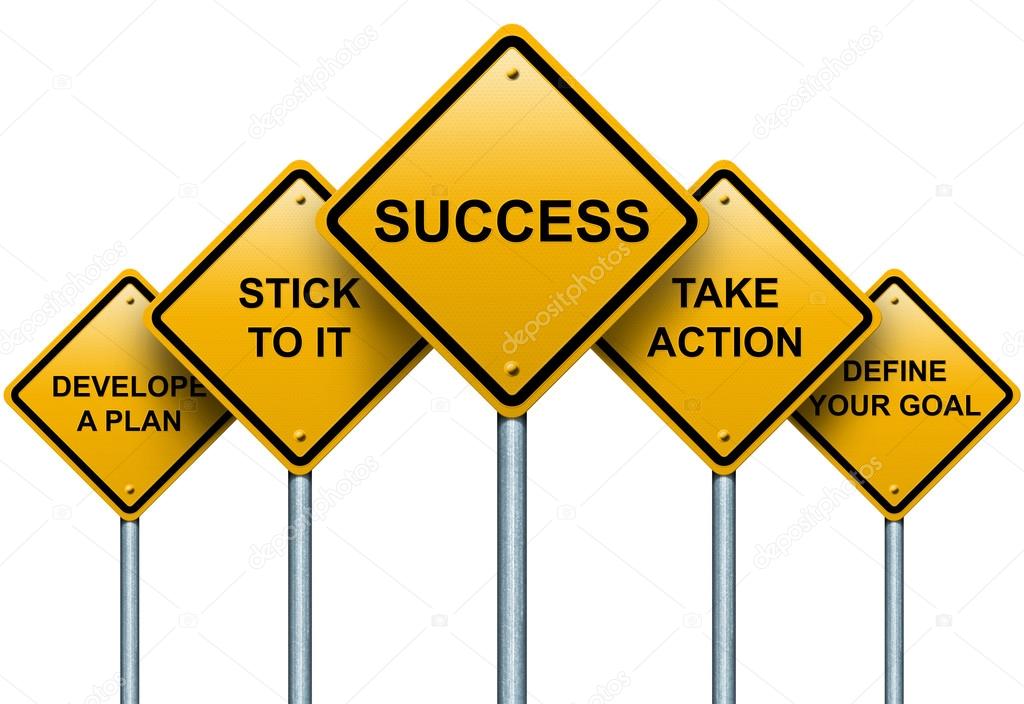 Road To Success Sign
