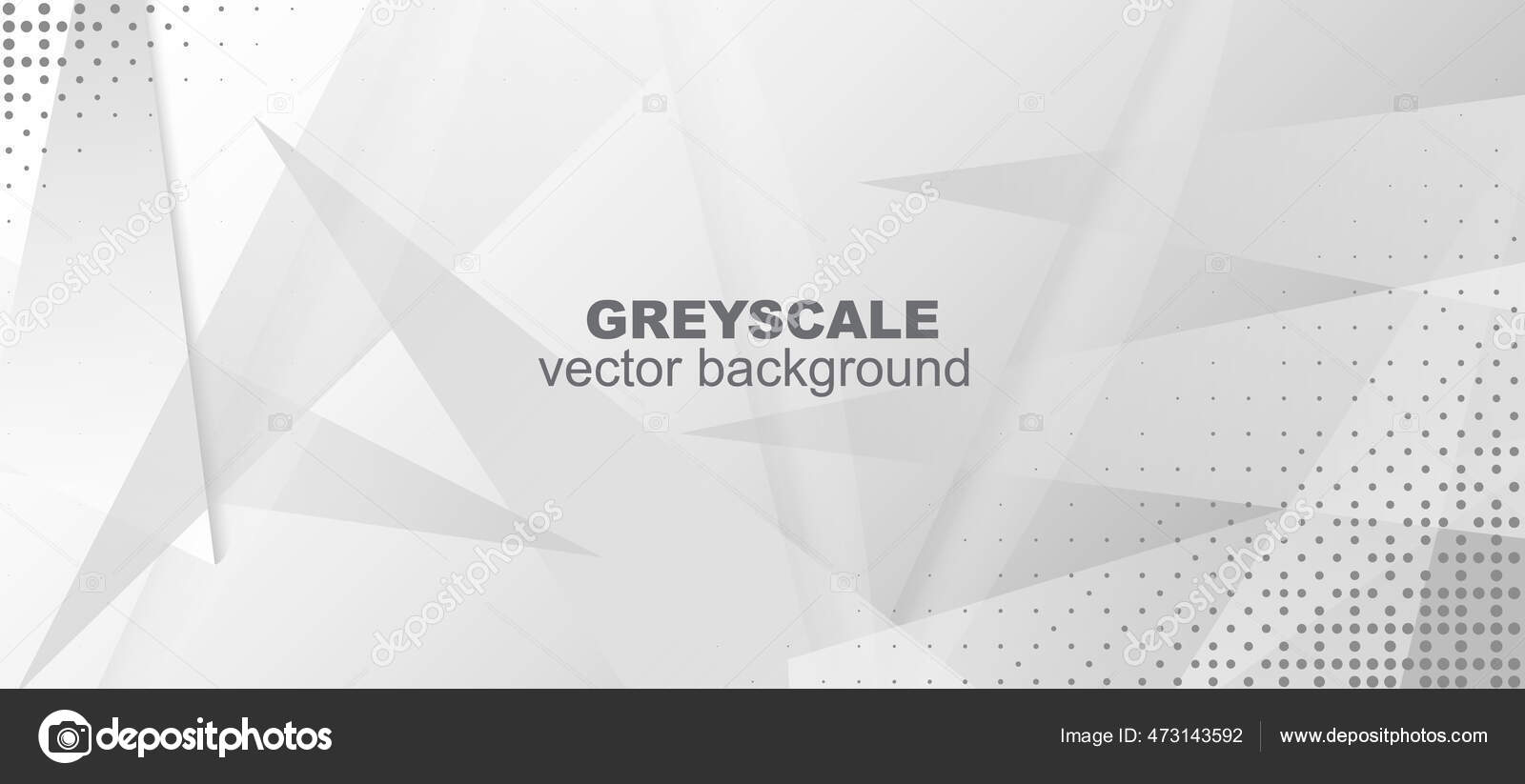 Halftone Minimal Gray Vector Background Modern Faded Banner Halftone ...