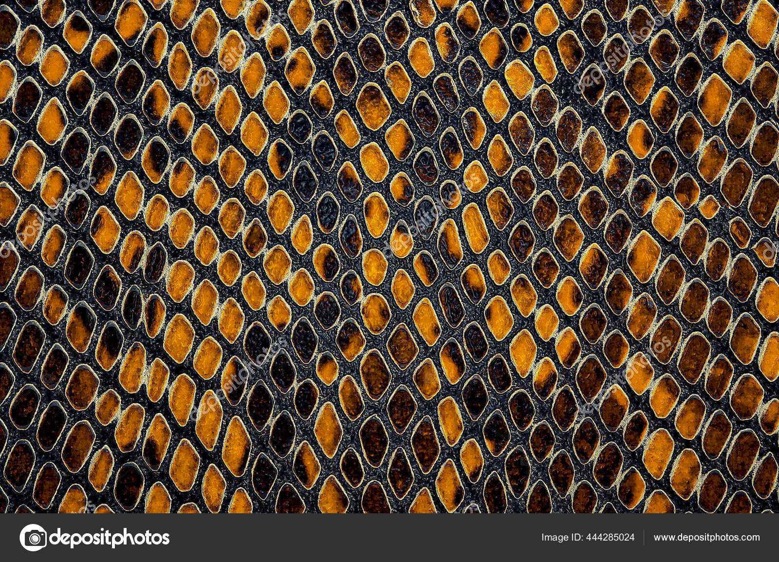 Snake Skin Pattern Background Yellow Color — Stock Photo © domnitsky ...