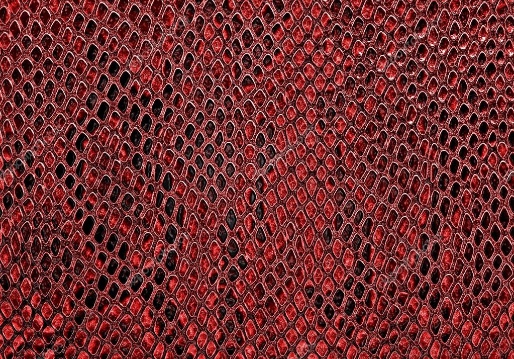 Red Snake Skin Texture