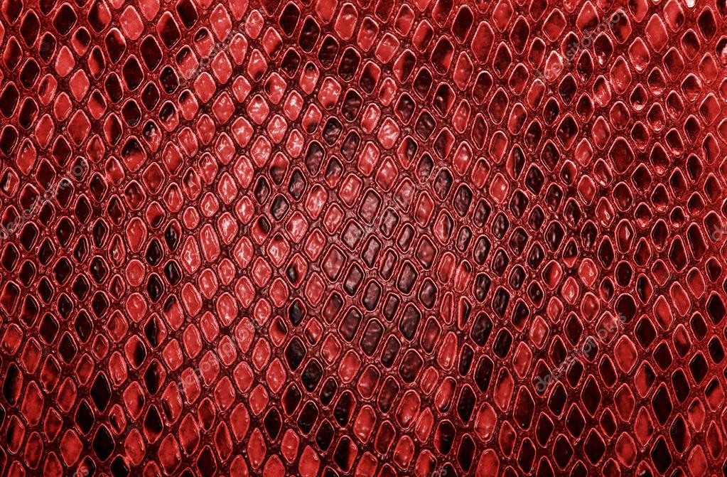 Red Snake Skin Texture