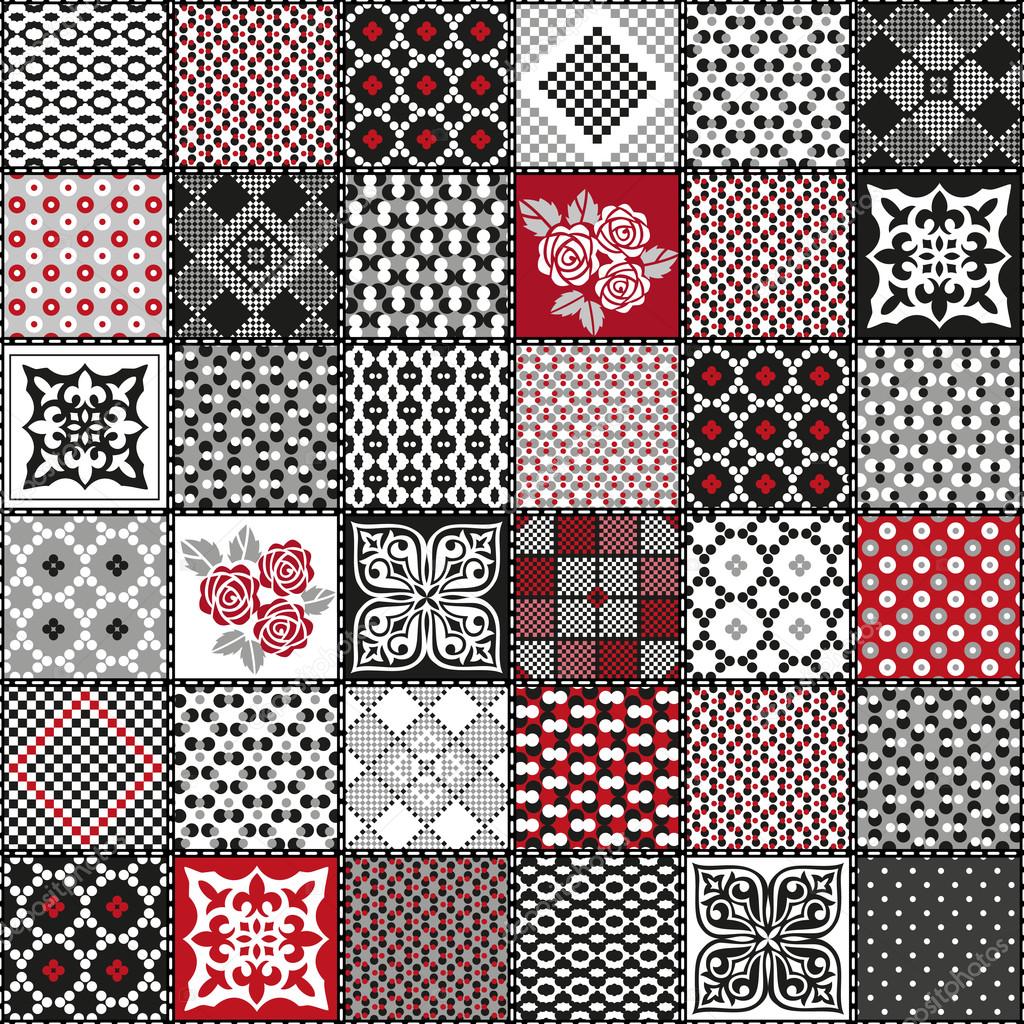 Creative Seamless Patchwork Pattern Stock Vector Image By ©amirage