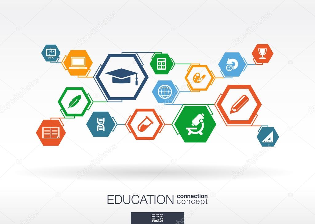 Education network illustration Stock Vector Image by ©r.Hilch #79861518