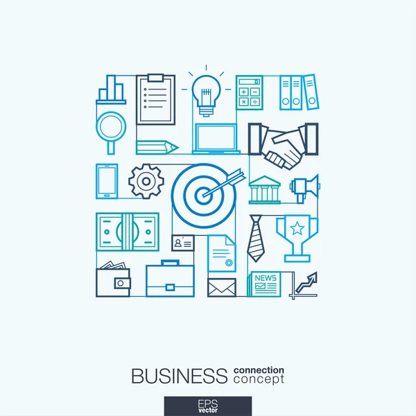 Business and management outline symbols Stock Vector by ©r.Hilch 96367276
