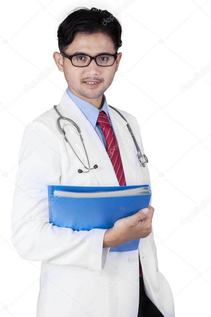 General doctor holding a folder — Stock Photo © realinemedia #55333723