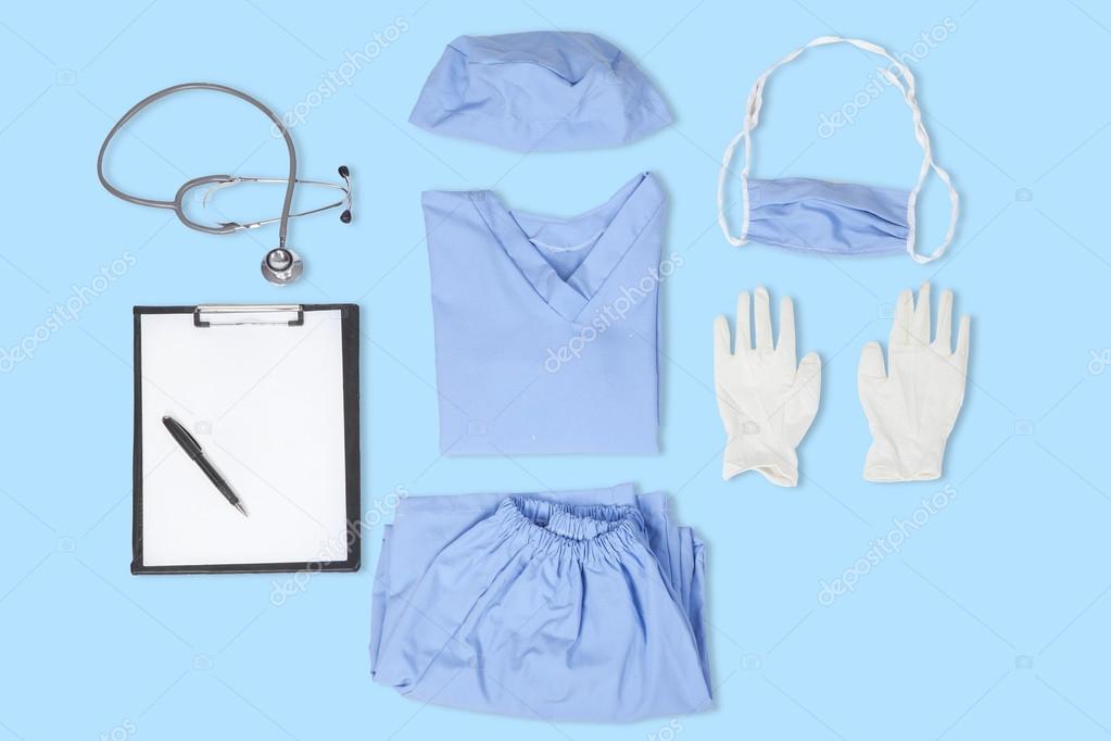 Surgeon clothes and accessories Stock Photo by ©realinemedia 58170203