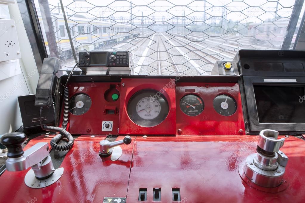 Control panel inside commuter trains — Stock Photo © realinemedia #87793900