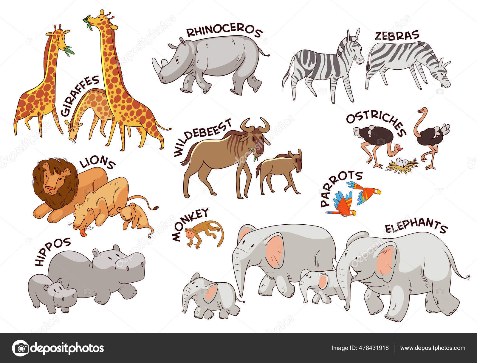 Fondo De Pantalla De Animales De La Sabana Africana Animales Sabana